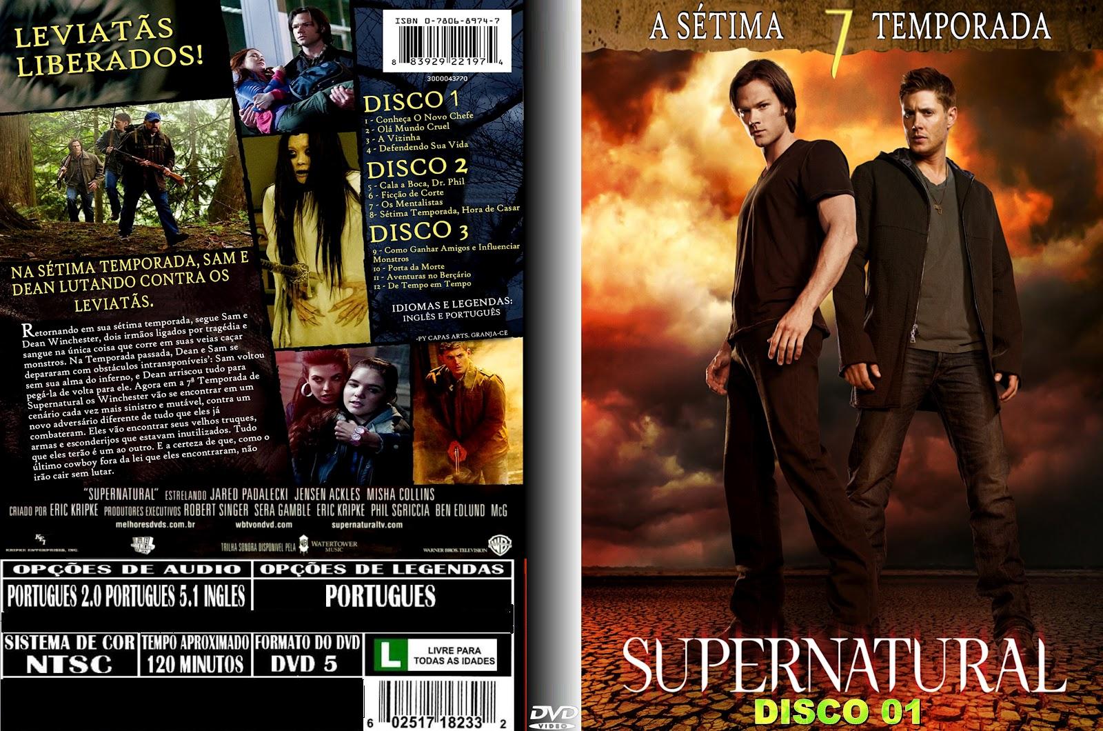 capasparanos: SUPERNATURAL - 7 TEMPORADA DISCO 01