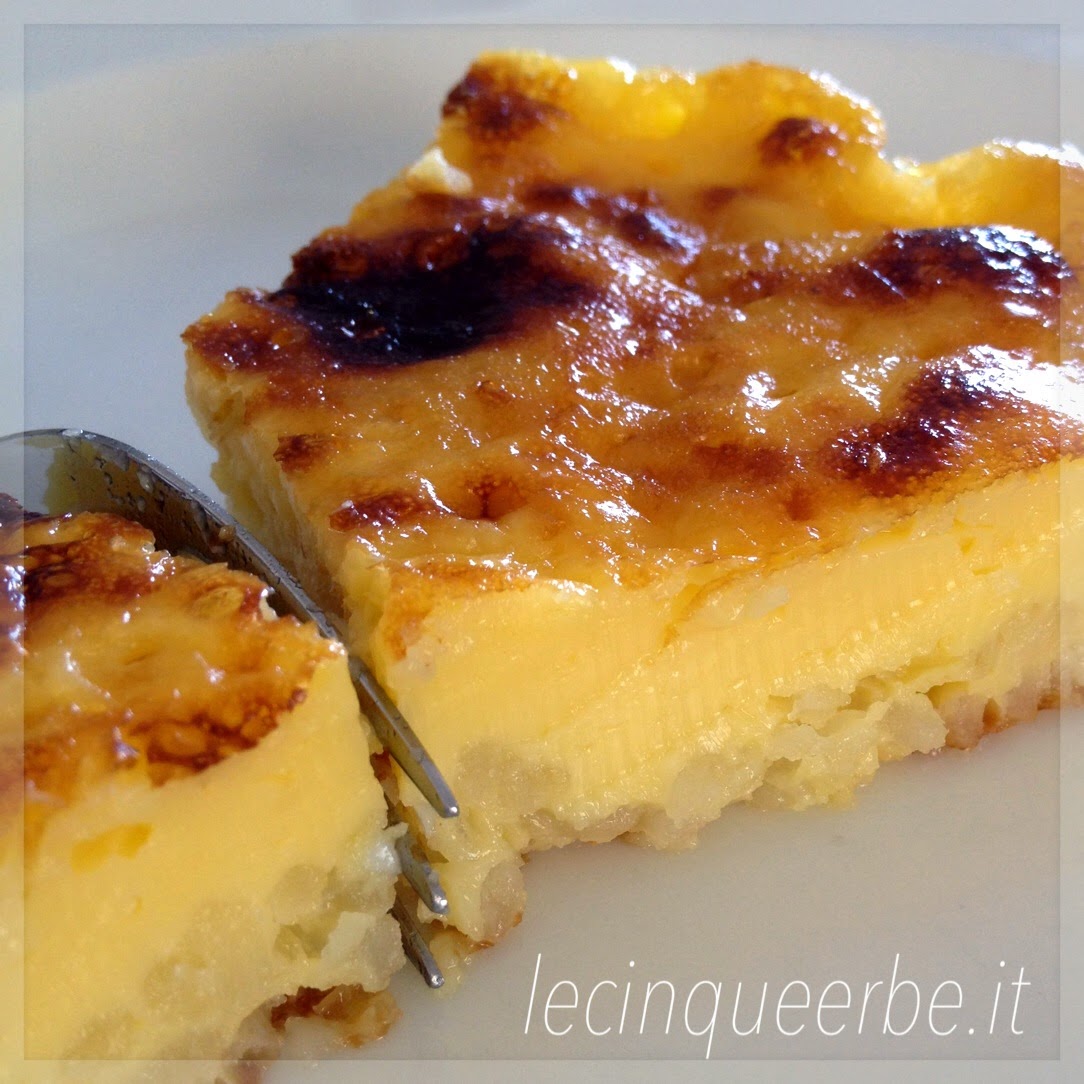 LE CINQUE ERBE: La torta di riso dolce
