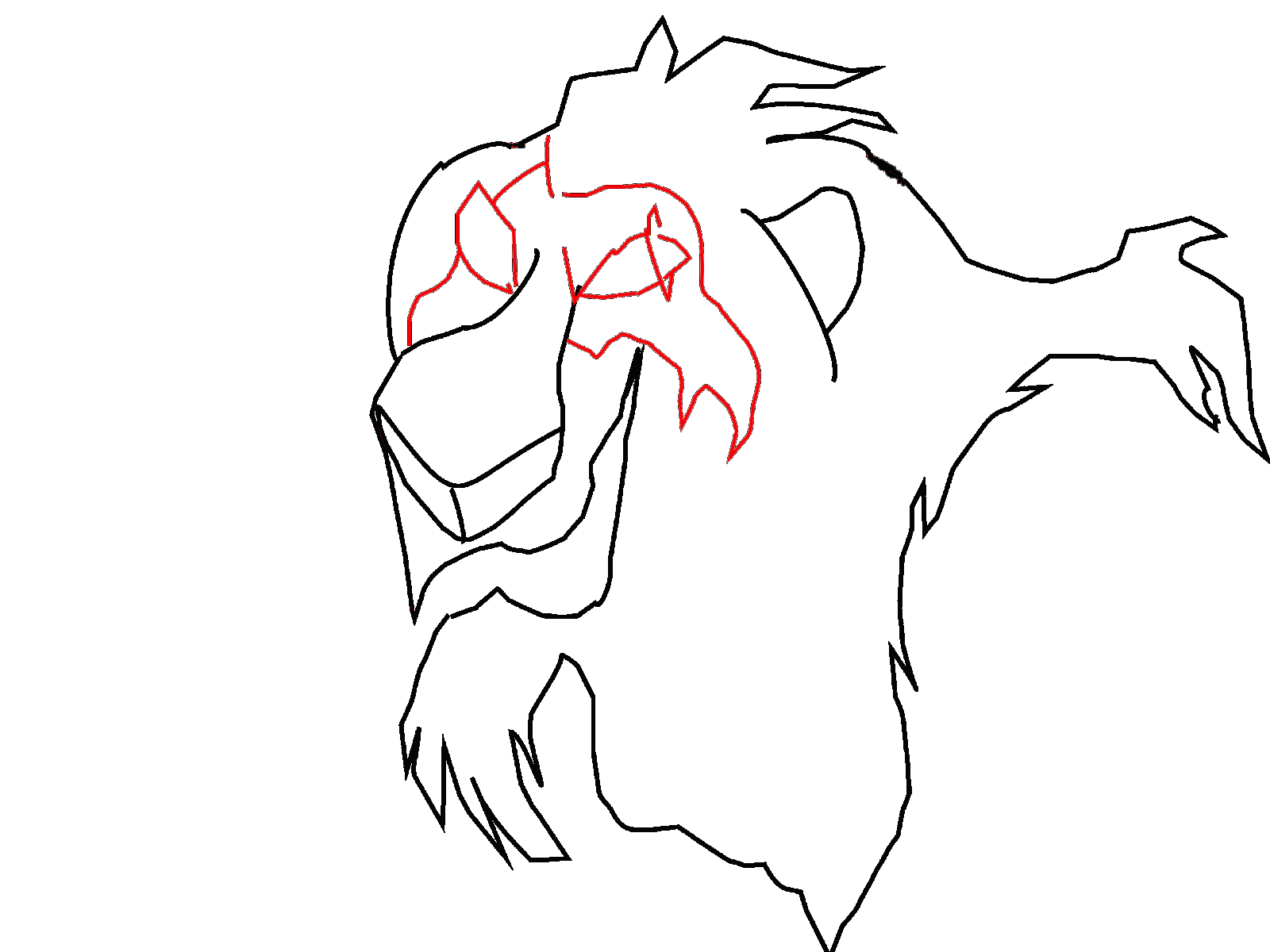 How To draw with RC: Scar from the Lion King