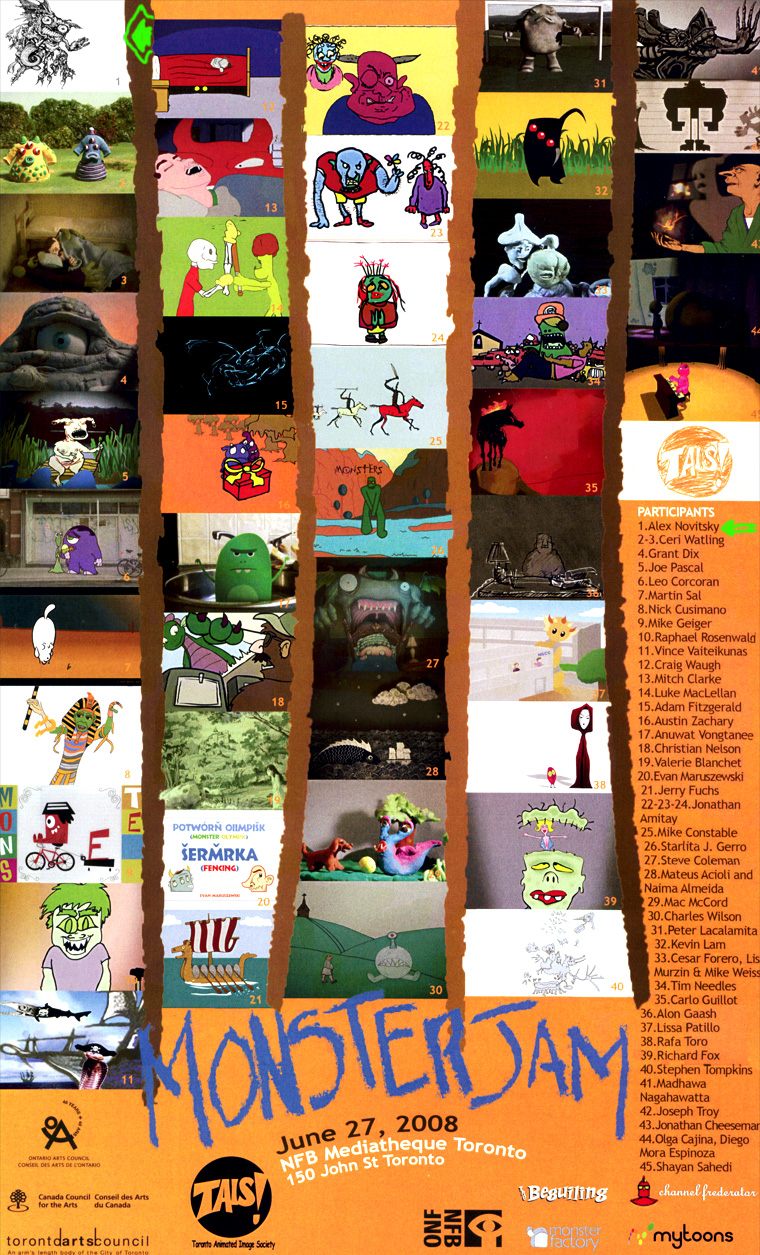 Alex Novitski's Animation Blog: Monster