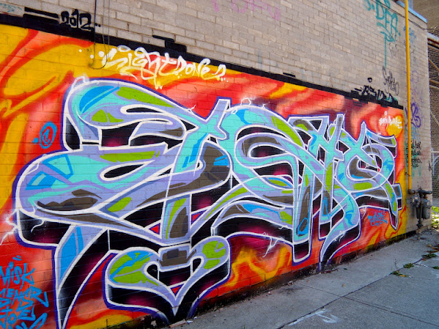 One a Day from Toronto: Tagged wall