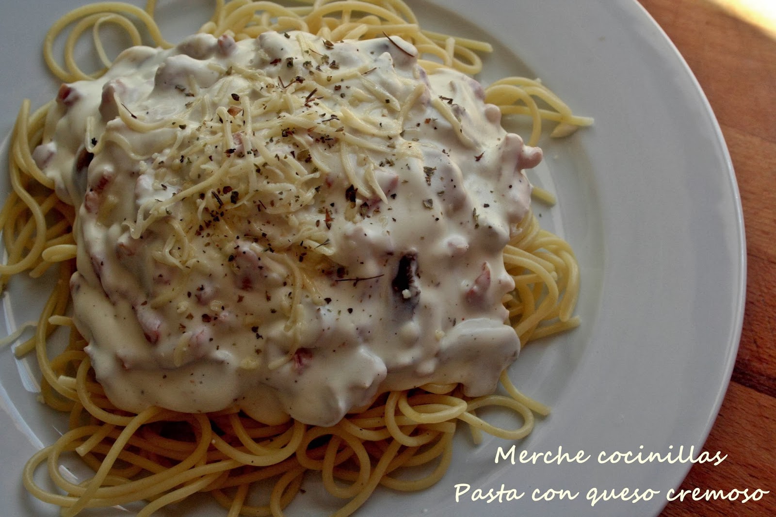 Merche cocinillas y ahora también mamá: Pasta con queso cremoso en ...