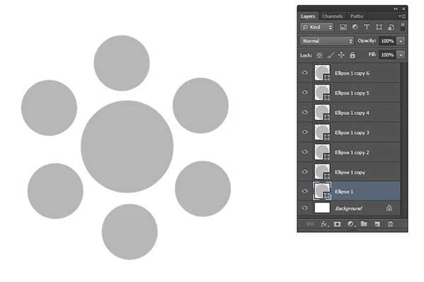 PhotoEffect: How to make a Circle Photo collage in Photoshop