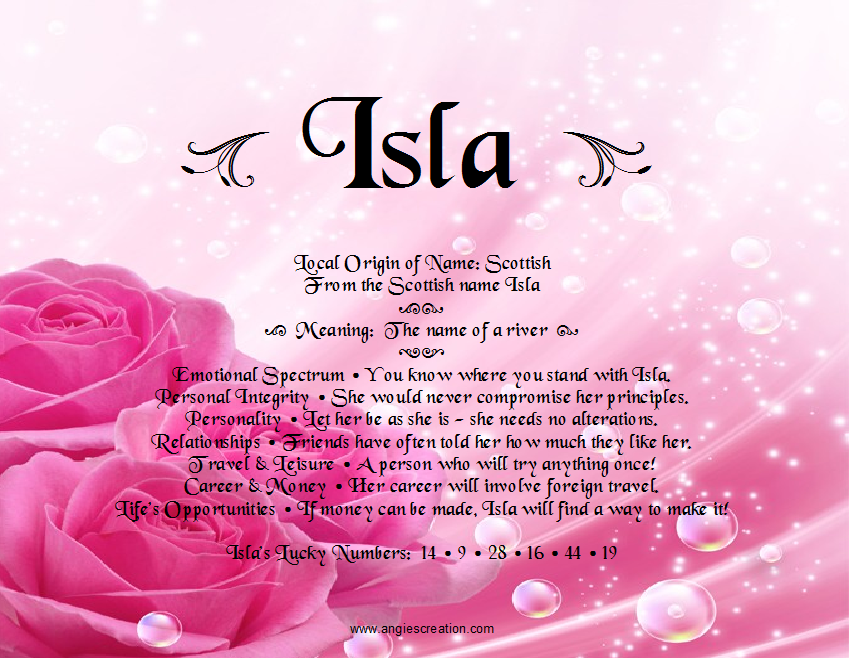 Isla | Unique Names