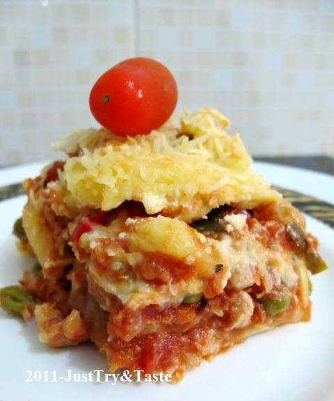 Resep Lasagna Tuna, Nanas & Kacang Polong | Just Try & Taste