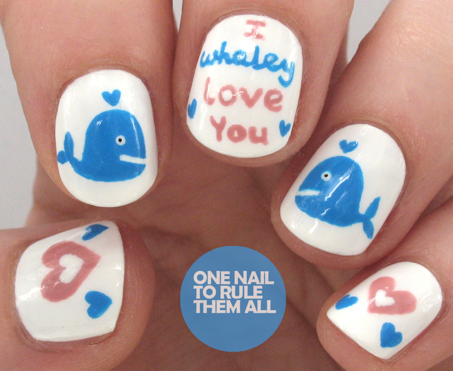 Whale Nail Art