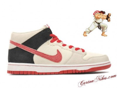 Street Fighter Nike Dunks