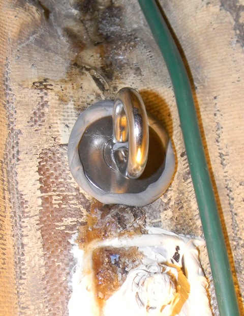 Ericson 25, Oystercatcher: Anchor, Chain Locker, and Anchor Roller ...