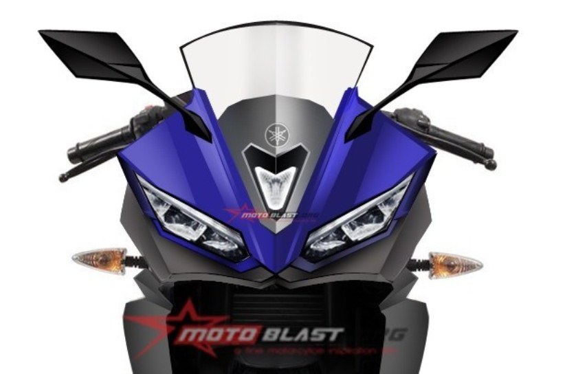 Desain headlight Yamaha YZF R15 versi 2017 nantinya akan mirip dengan ...