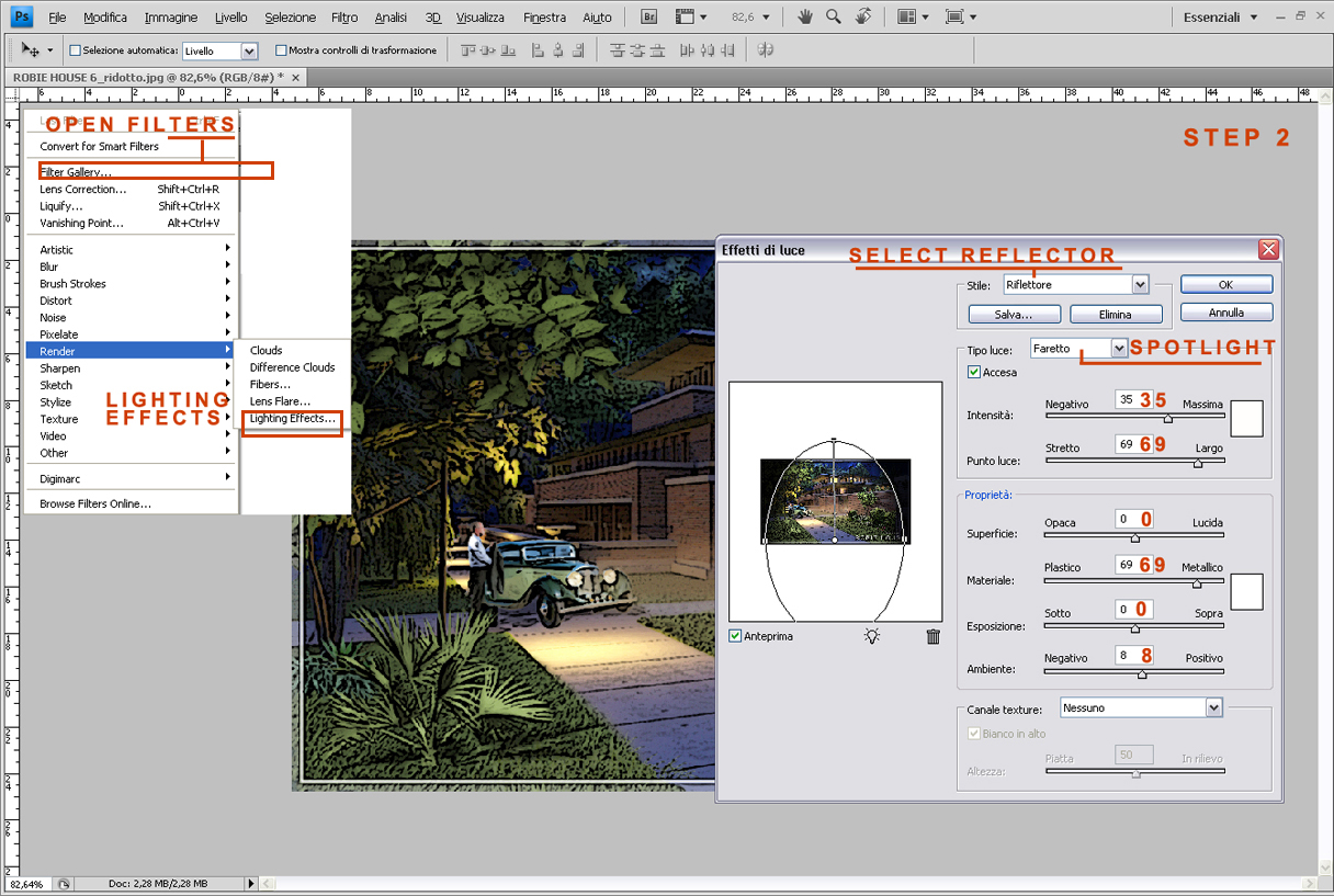 SKETCHUP TEXTURE: PS TUTORIAL NPR RENDER ARTISTIC EFFECTS.