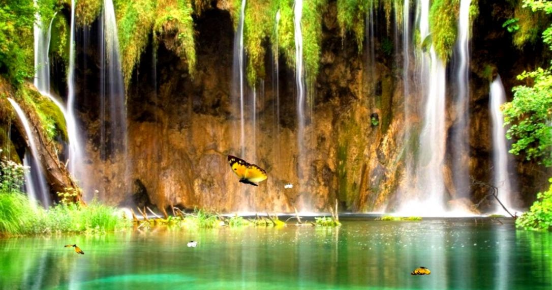 Zoom waterfall background - etpgb