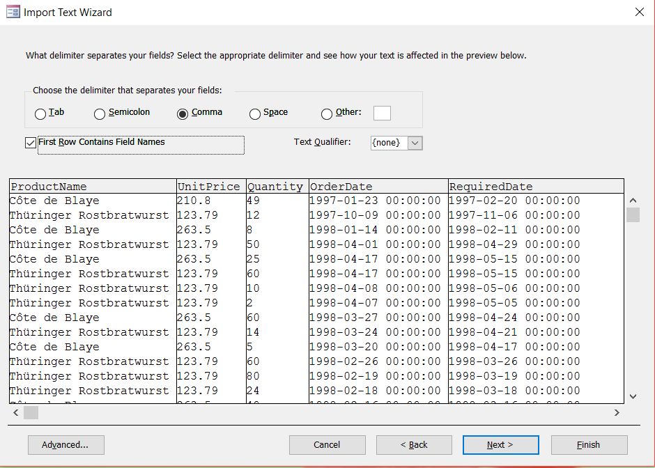 HodentekMSSS: Importing a CSV text file into MS Access - Part 1