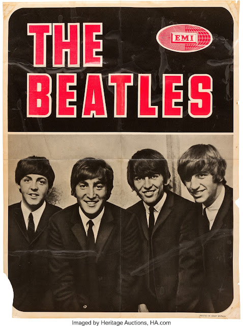 Beatles EMI promo poster