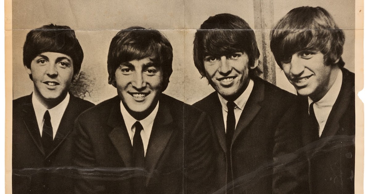 Beatles EMI promo poster