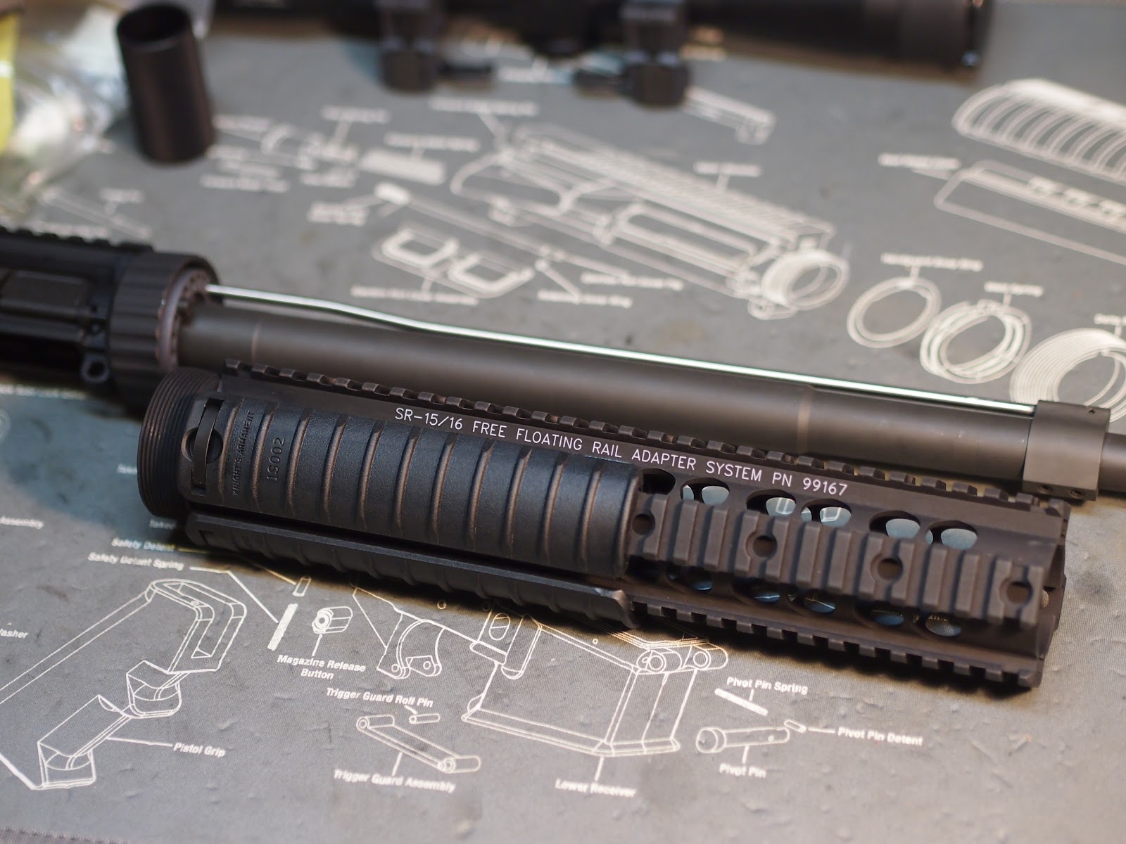 Mister Donut's Firearms Blog: Mk12 Mod 1 build - KAC Free Float Rifle RAS