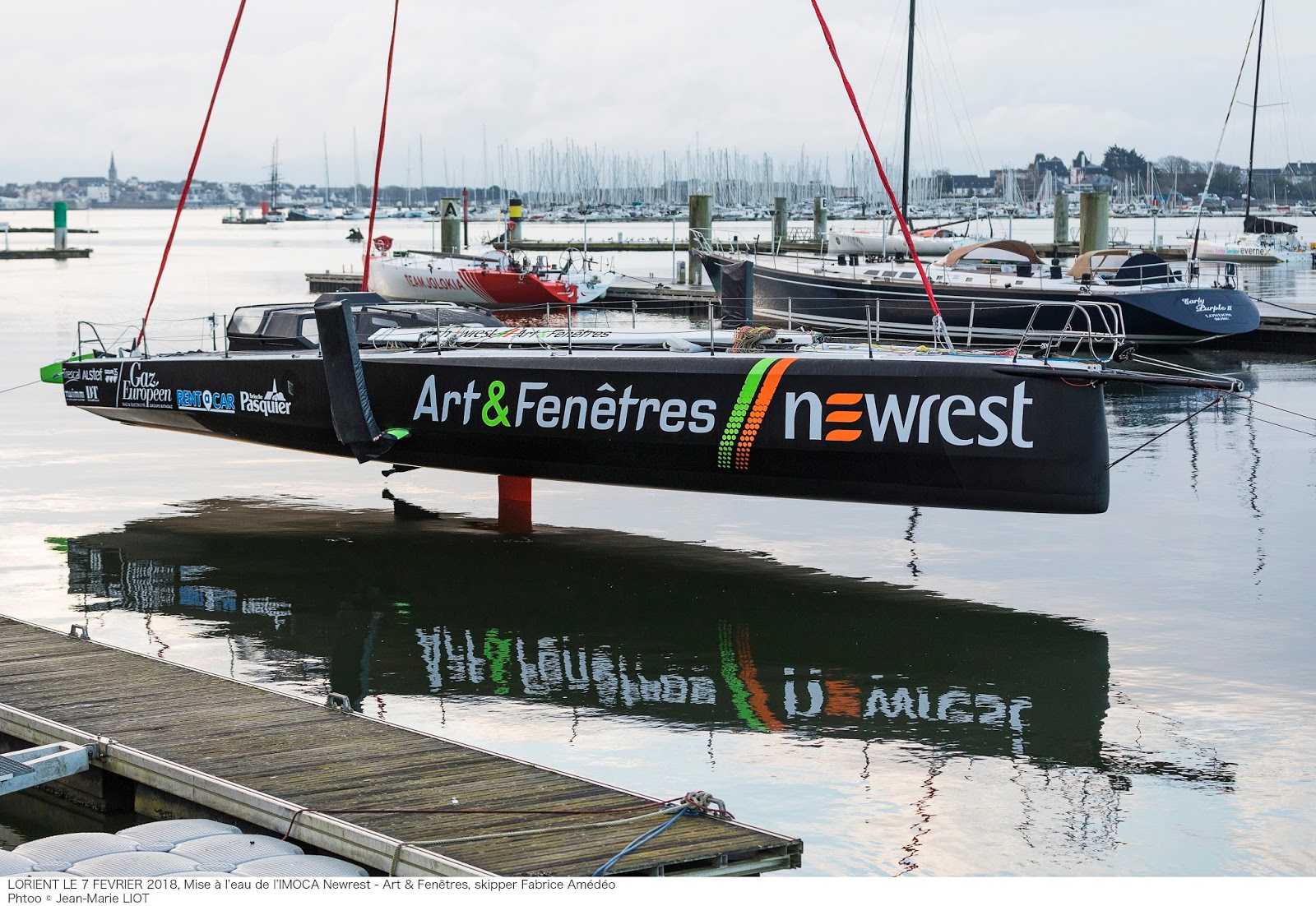 IMOCA / Newrest – Art & Fenêtres, le nouveau bateau à foils de Fabrice ...