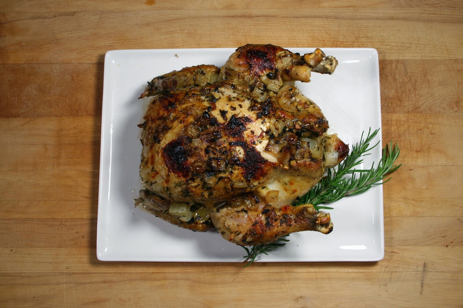 Just A Darling Life: Crispy Skin Whole Oven Roasted Chicken, in the ...
