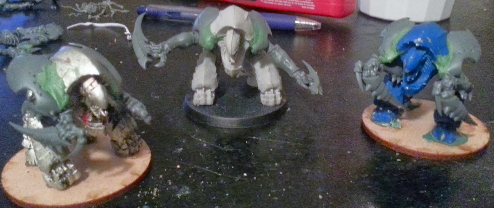 40K For the Win: WIP: Tyrant Guard modeling done.