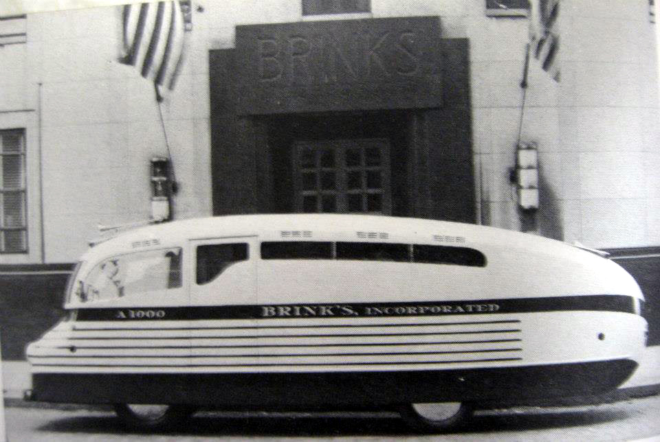 Just A Car Guy: Brinks armored car of the future...1946. The A-1000 was ...