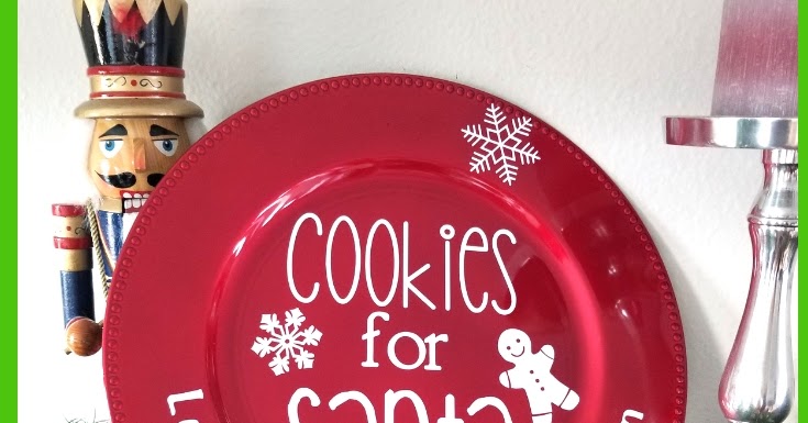 DIY Santa Cookie Plate | Sew Simple Home