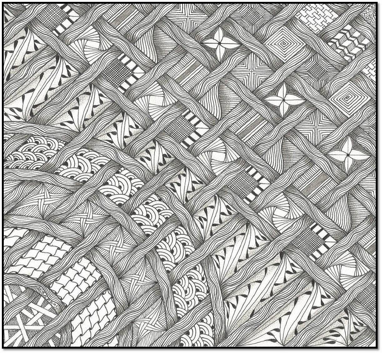 Journey Through Zentangle Art: New Tangle