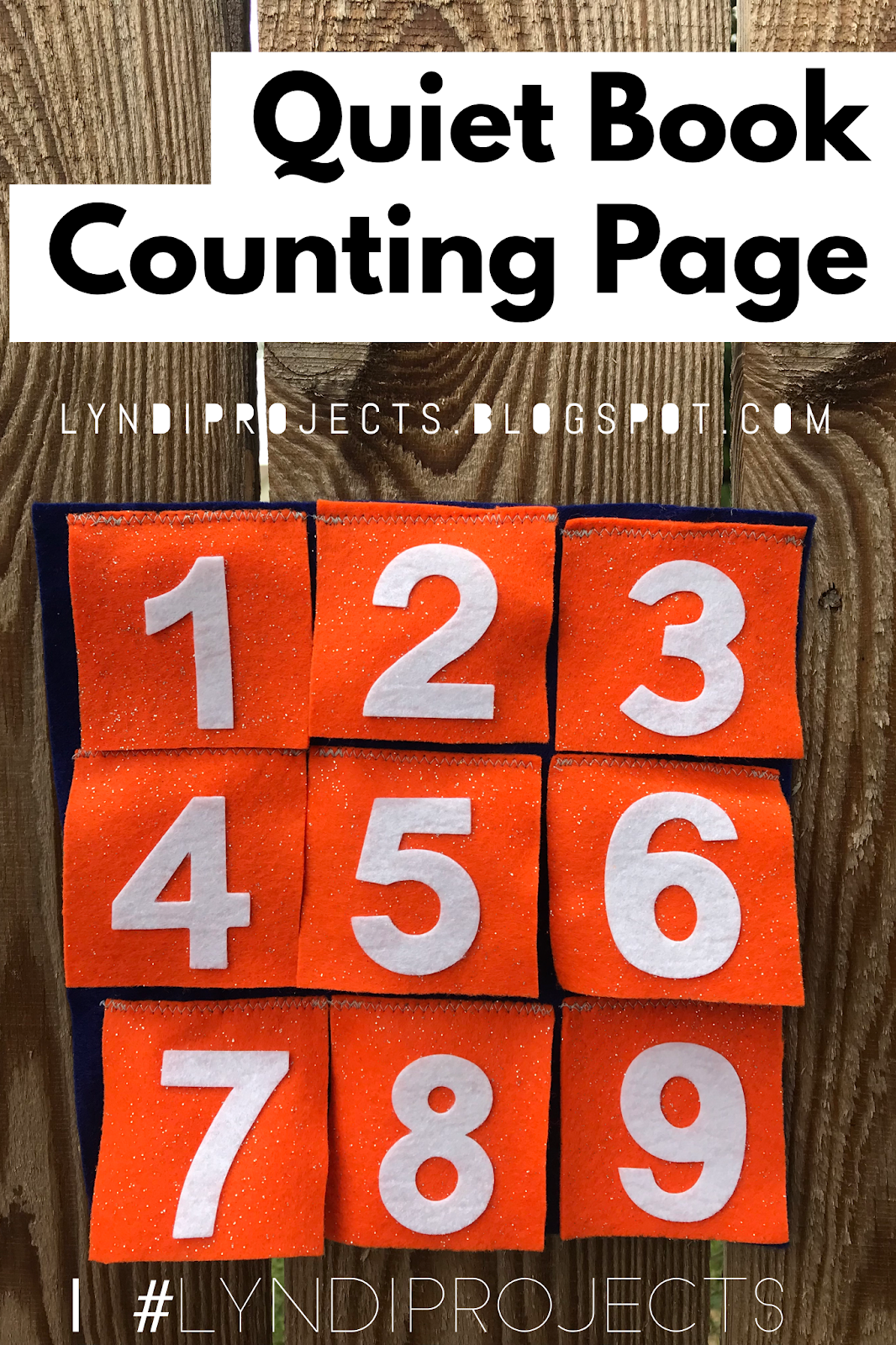 Lyndi's Projects: Quiet Book - Counting Page