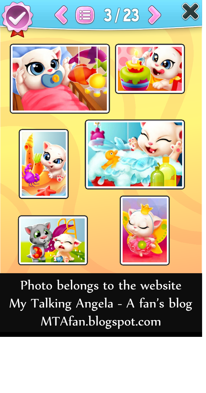 My Talking Angela - A Fan's Blog: Stickers Collection