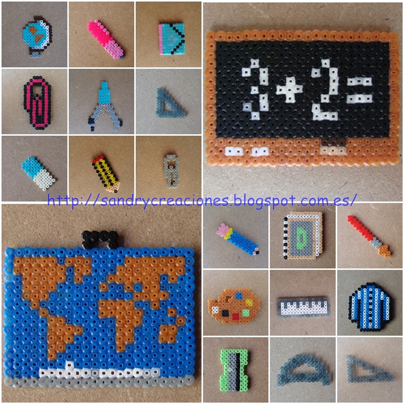 SanDryCreaciones: Decora la vuelta al cole con Hama Beads
