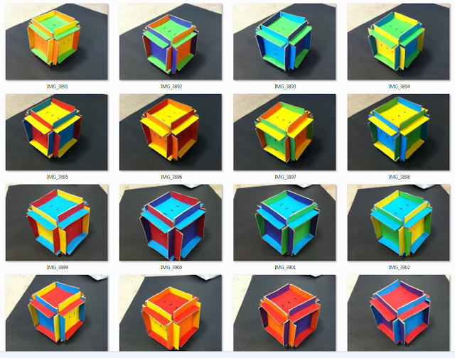 Ian Buckley : Makets for the 5 way perception cube