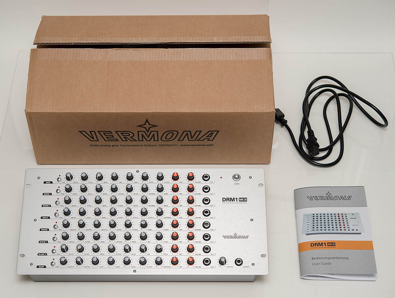 MATRIXSYNTH: Vermona DRM-1 MKIII SN D 11699 with Original Box