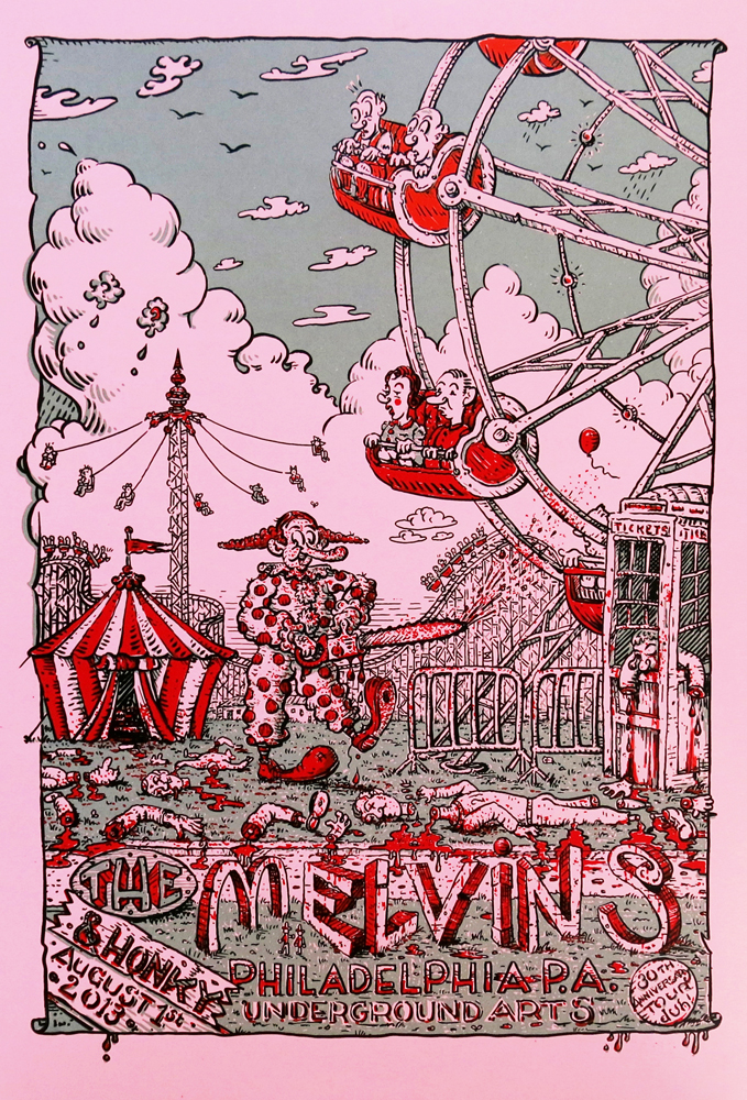 INSIDE THE ROCK POSTER FRAME BLOG: David Welker Muse, Moe.Down, Melvins ...