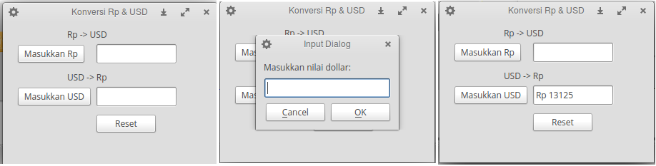 Aplikasi konversi mata uang dengan python menggunakan PySide ~ Belajar ...