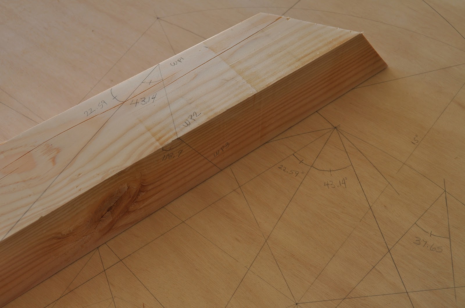 Roof Framing Geometry: Hip Rafter Trace Angles