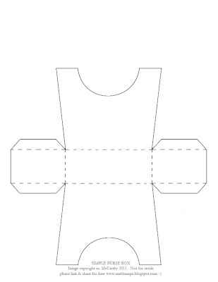 Mel Stampz: New simple purse box Templates