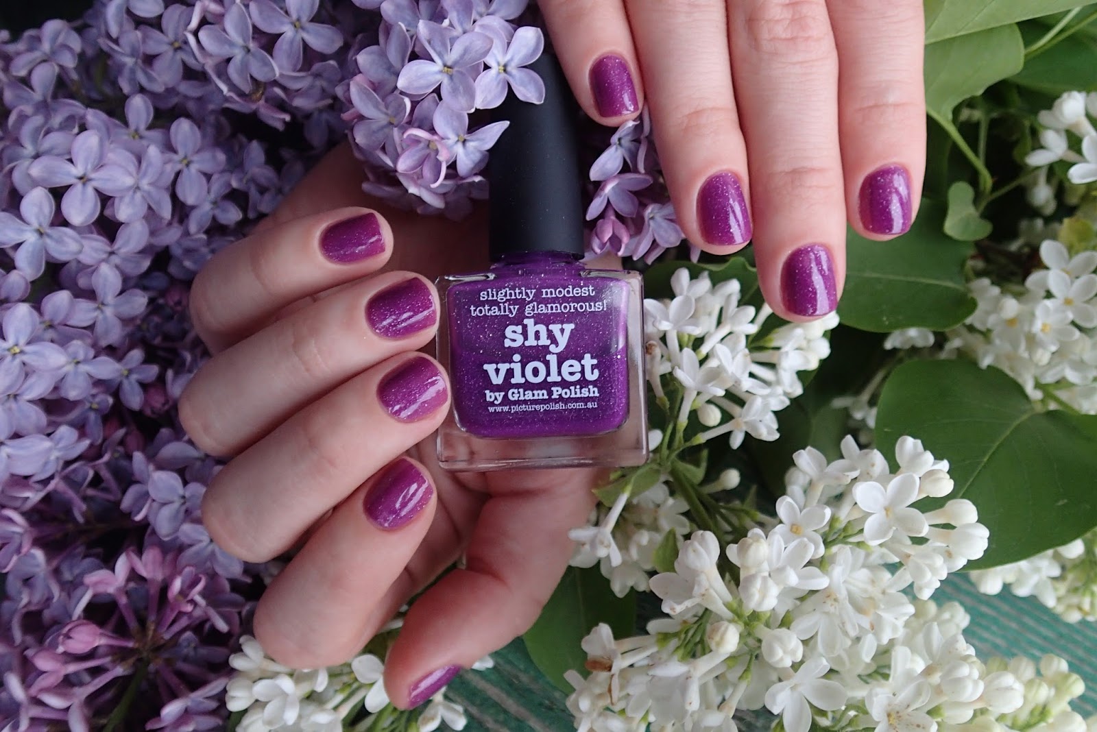 My little miracle: piCture pOlish - Shy violet