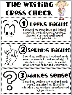 Live and Learn: Writer's Workshop: The Writing Cross Check