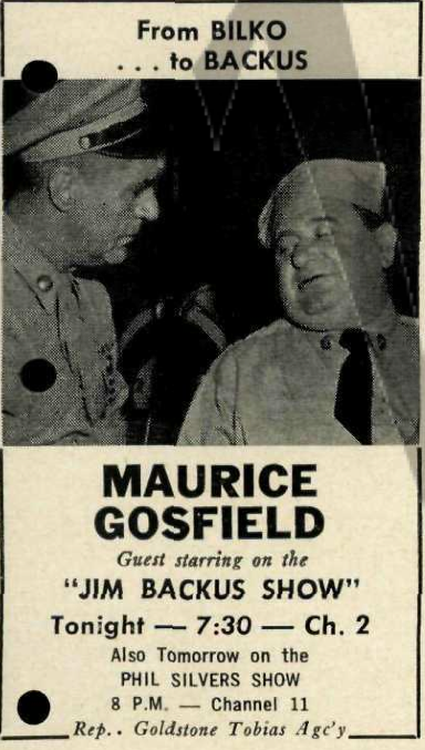 Classic Television Showbiz: The Jim Backus Show with special guest star ...