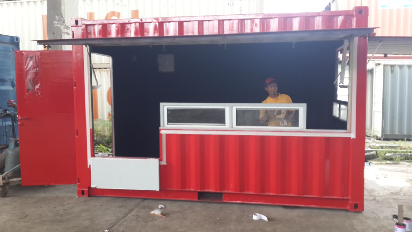 Kontainer Toko / Cafe ~ KONTAINER MODIFIKASI | SGI (Samudera Graha ...