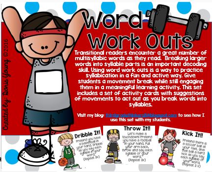 Live and Learn: Active Syllabication Practice with Word Work Outs