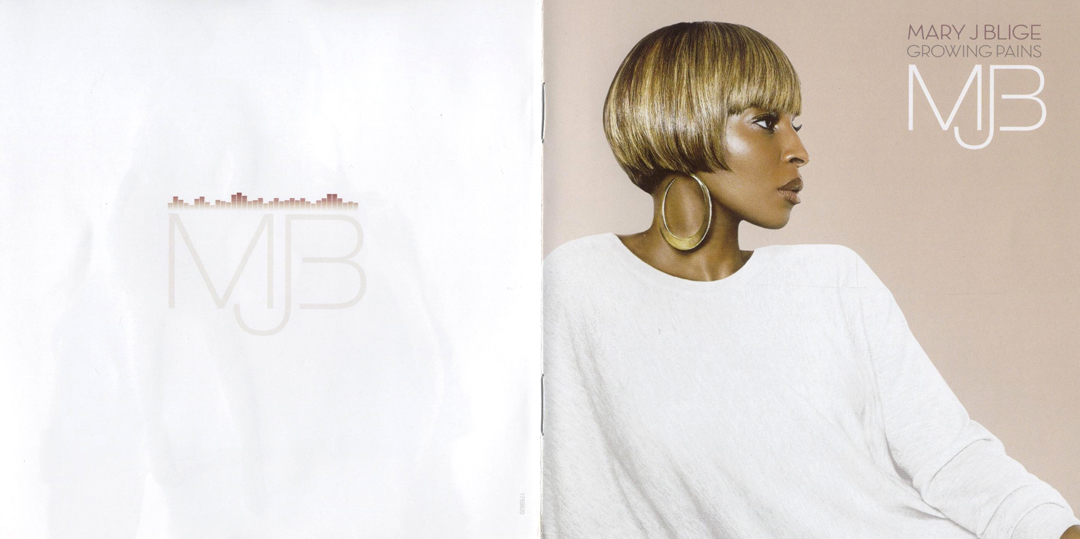 Encarte: Mary J. Blige - Growing Pains - Encartes Pop