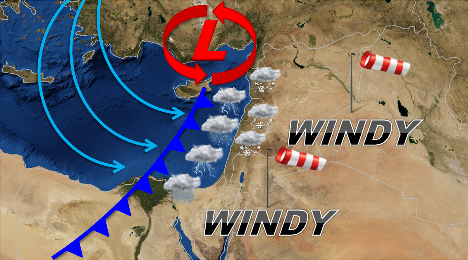 Michael's Weather Blog: Fierce Winter Storm Slams the Middle East