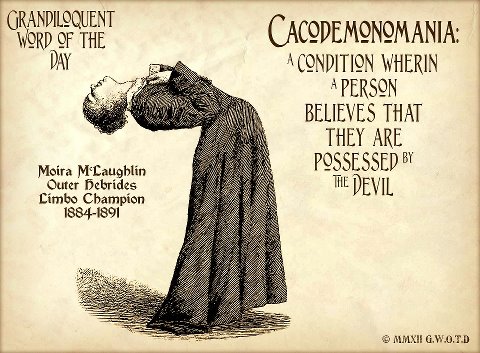 Elaina's Writing World: Cacodemonomania!!!