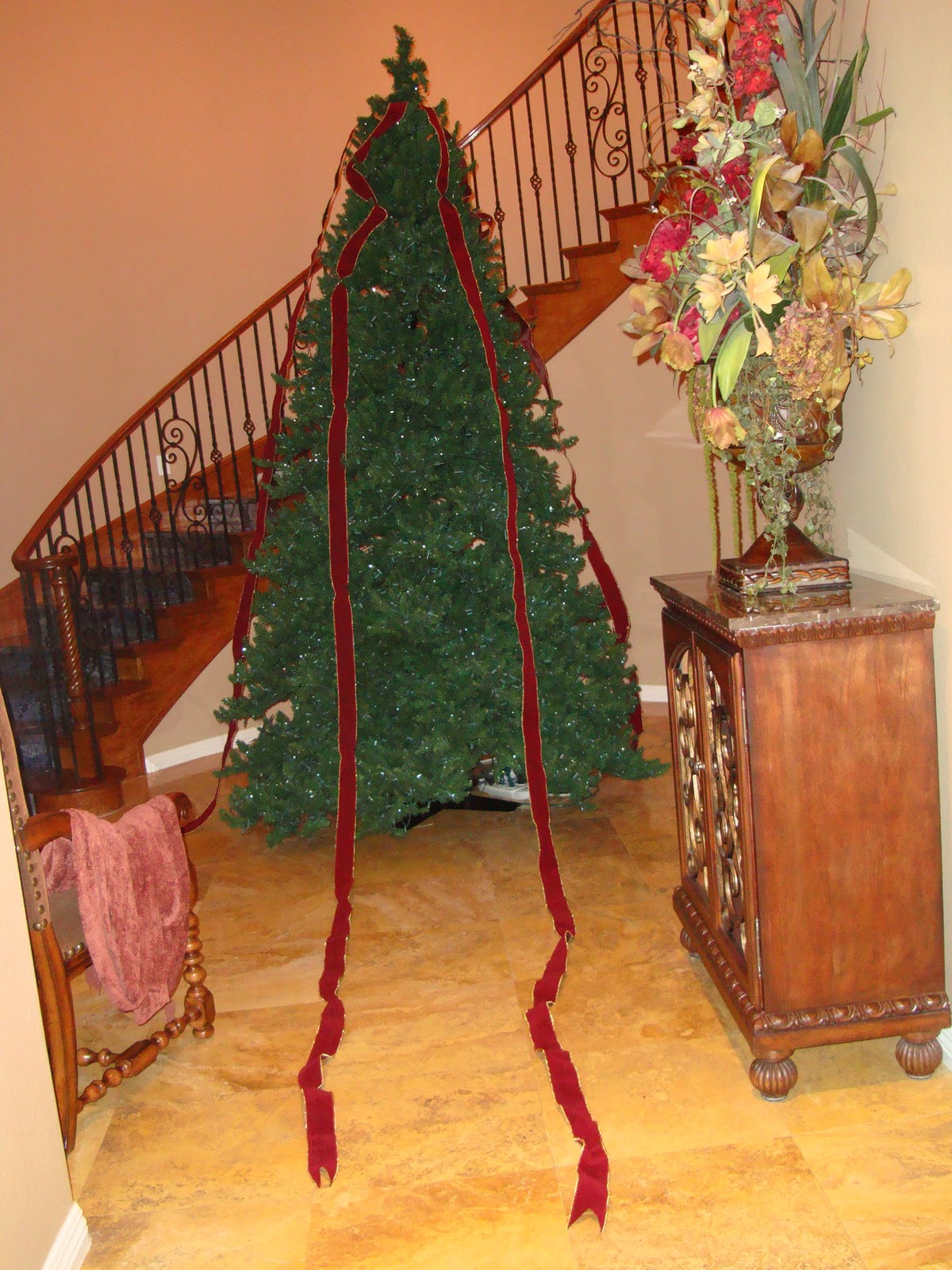 Dimes are a Girl's Best Friend: Christmas Tree Ribbon Ring