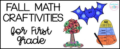 Fall Math Crafts for First Grade! - Double Dose of Learning