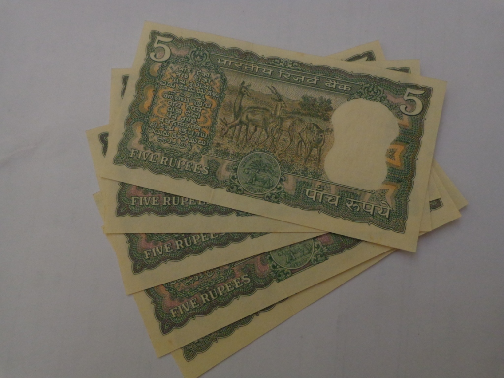 Indian Numismatics,Old Coins and Currencies Collection : 4 Deer 5 ...