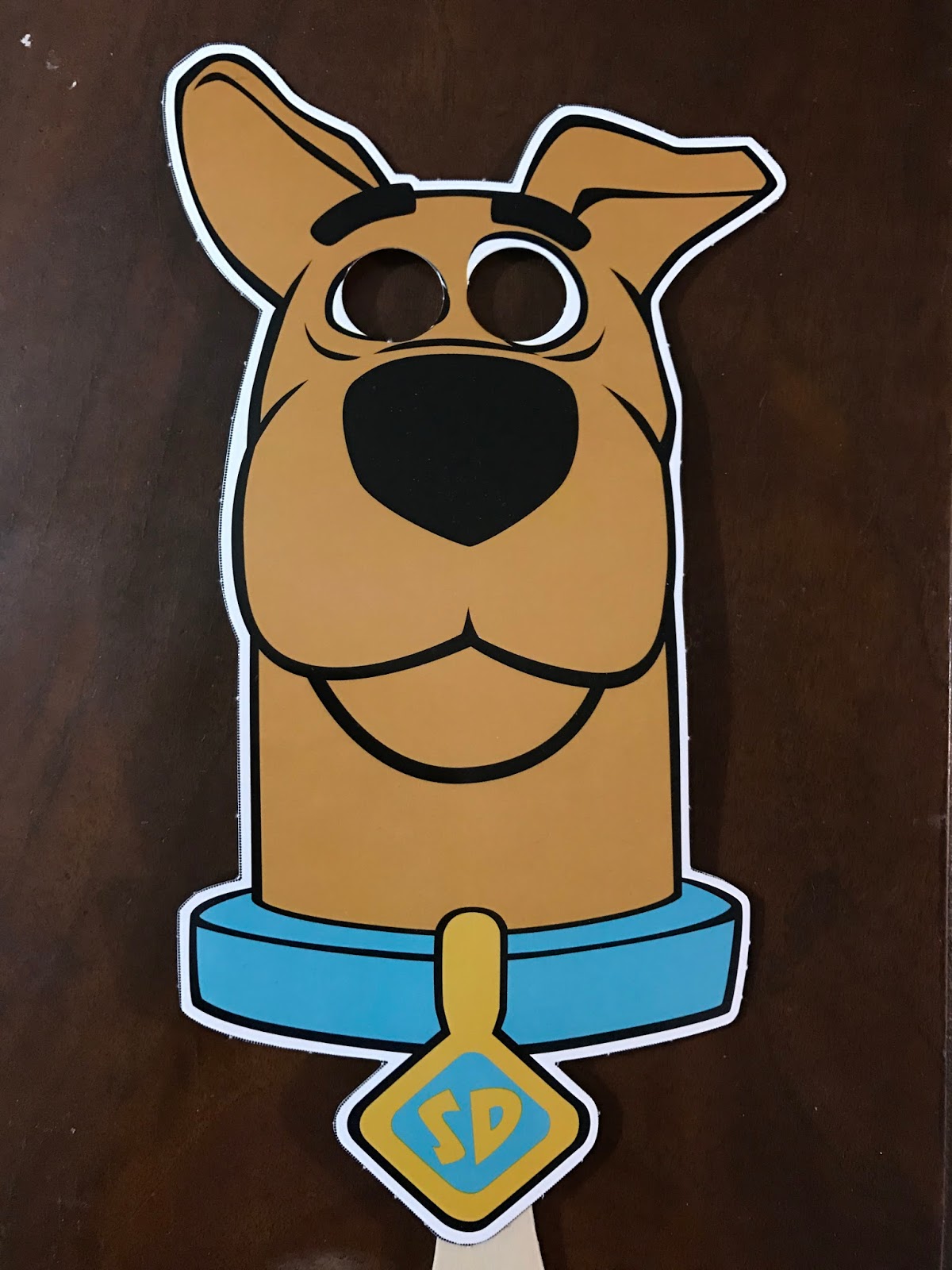 ScoobyAddict's Blog: My Scooby Stuff - Day 70 - Scooby Paper Mask