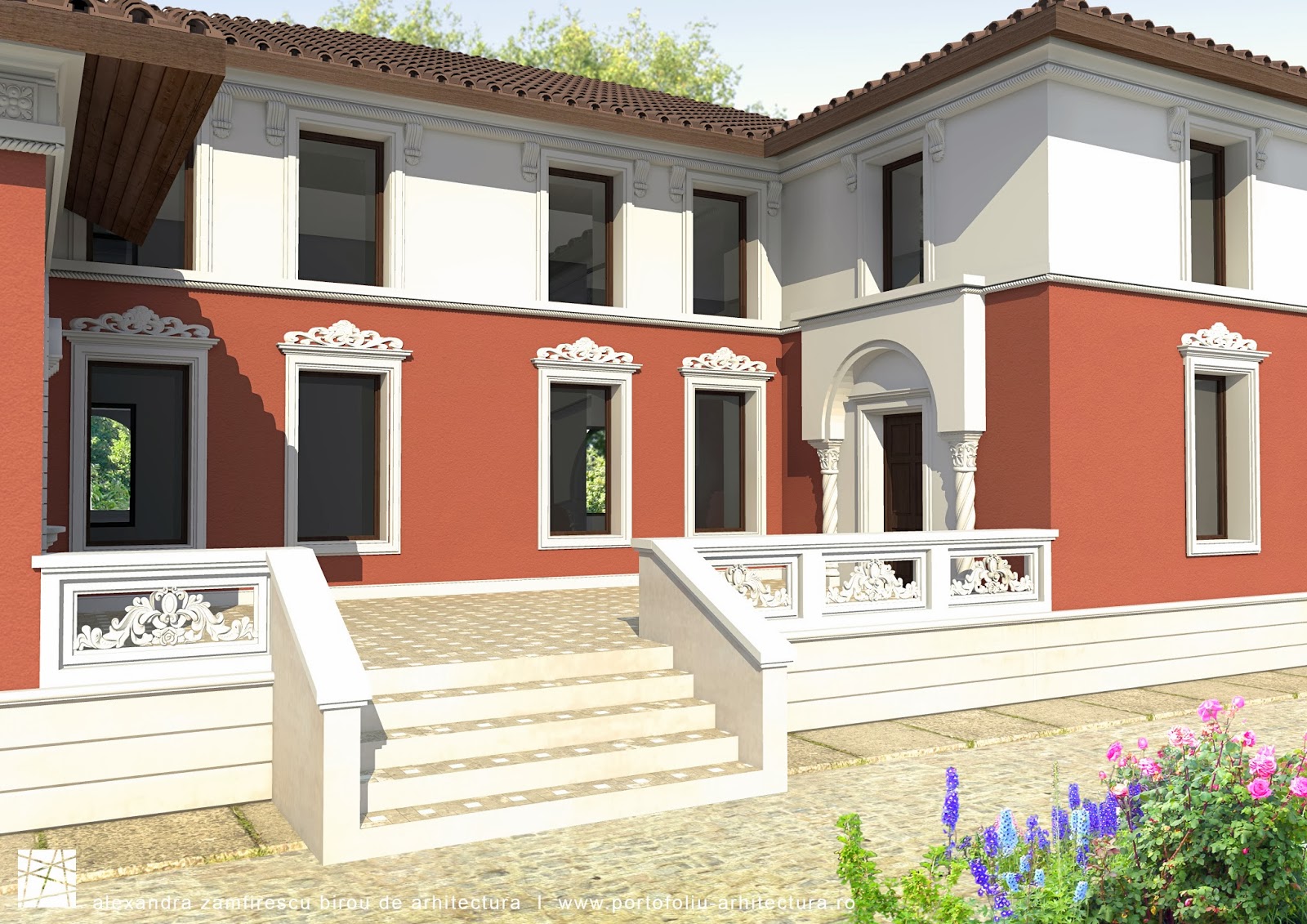 DESIGN DE FATADA IN STIL CLASIC - AZSTUDIO