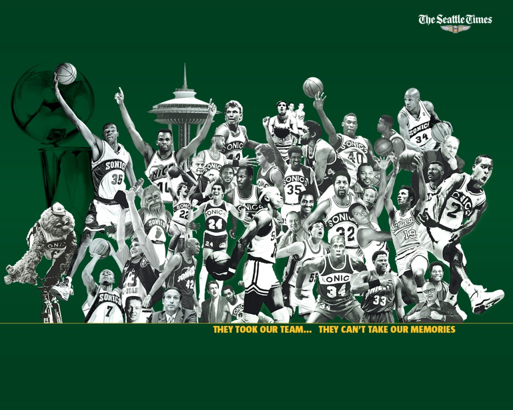 History of All Logos: All Seattle Supersonics Logos