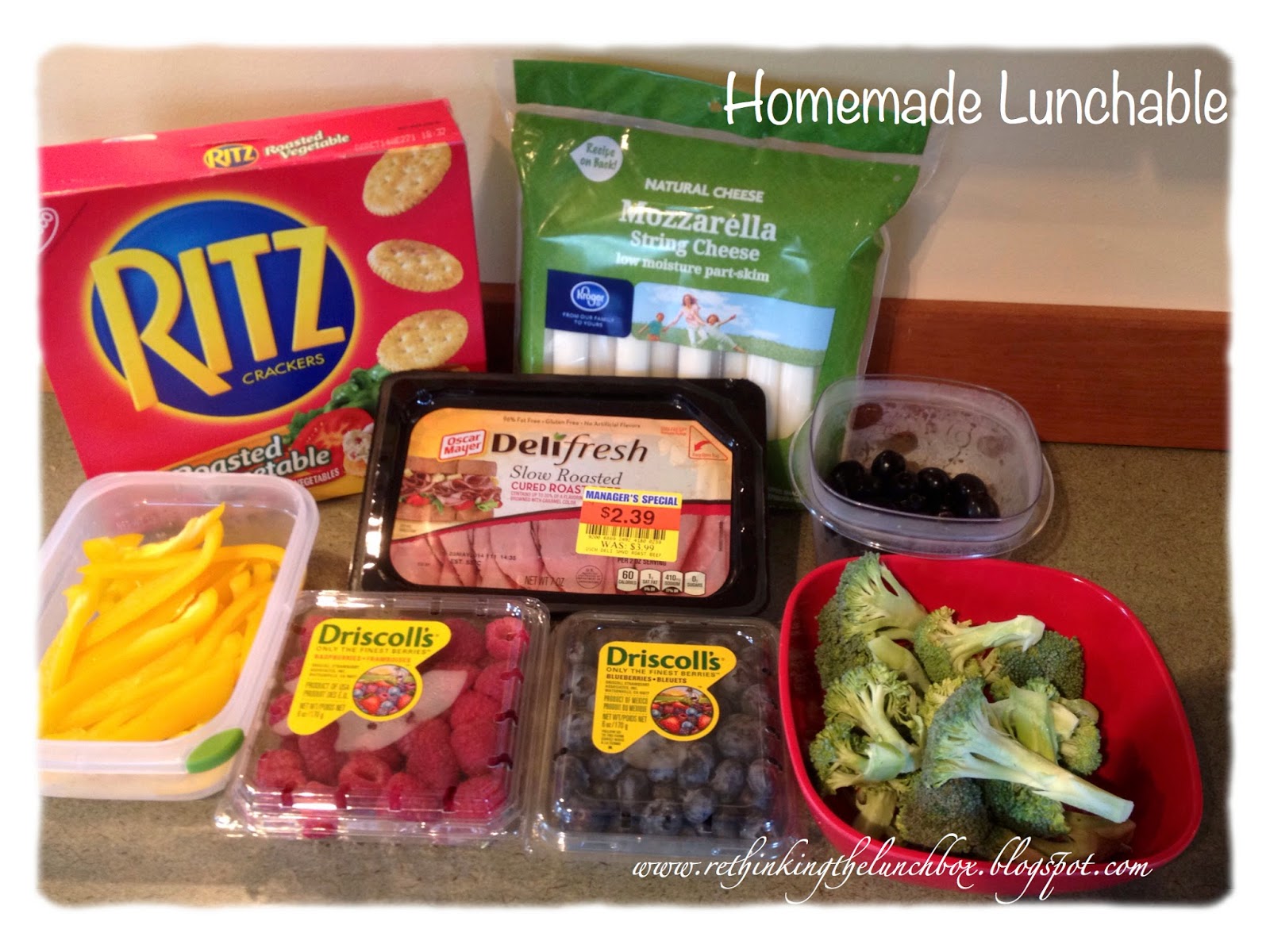 Rethinking the Lunch Box: Homemade Lunchable: How-To