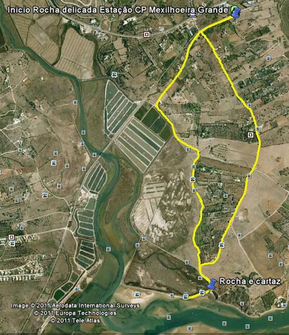 O nosso rasto: P1 Portimão - Rocha Delicada Ria de Alvor